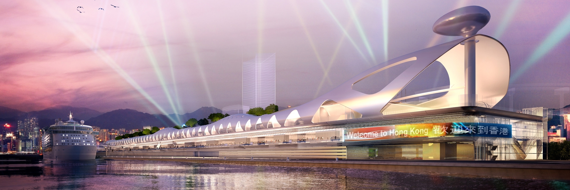 Hong Kong launches new luxury cruise terminal