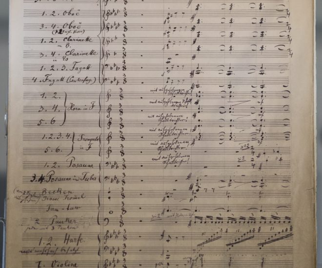 Rare Mahler Score Exhibited in Hong Kong