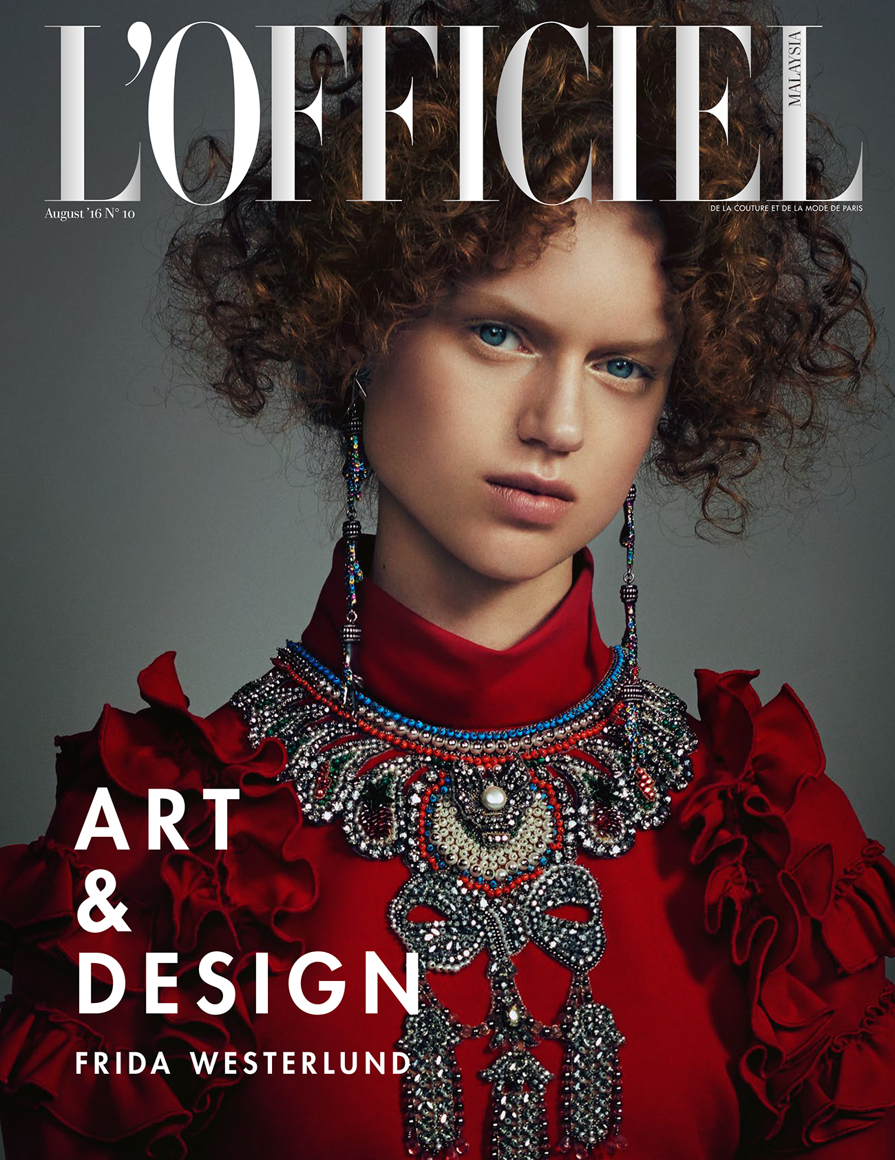 L'Officiel Malaysia features emerging model Frida Westerlund on August ...