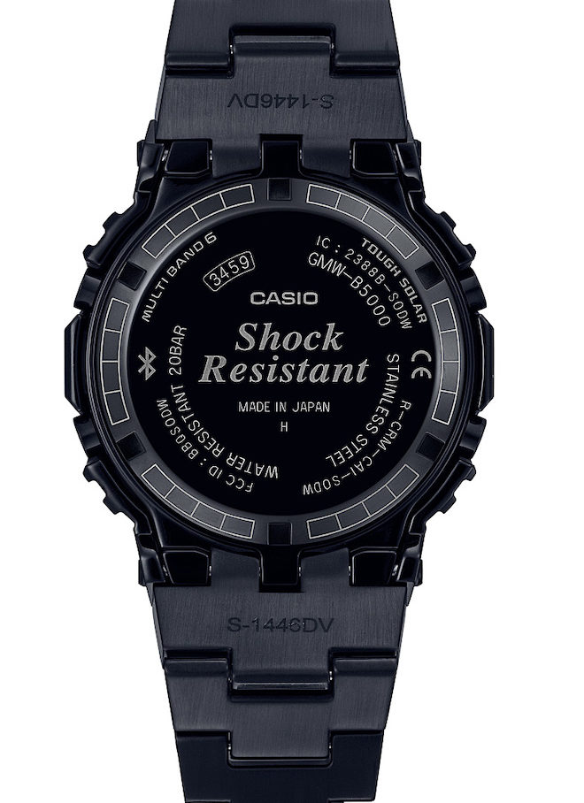 The new metal G-Shock Grid GMW-B5000CS is anachronistically modern