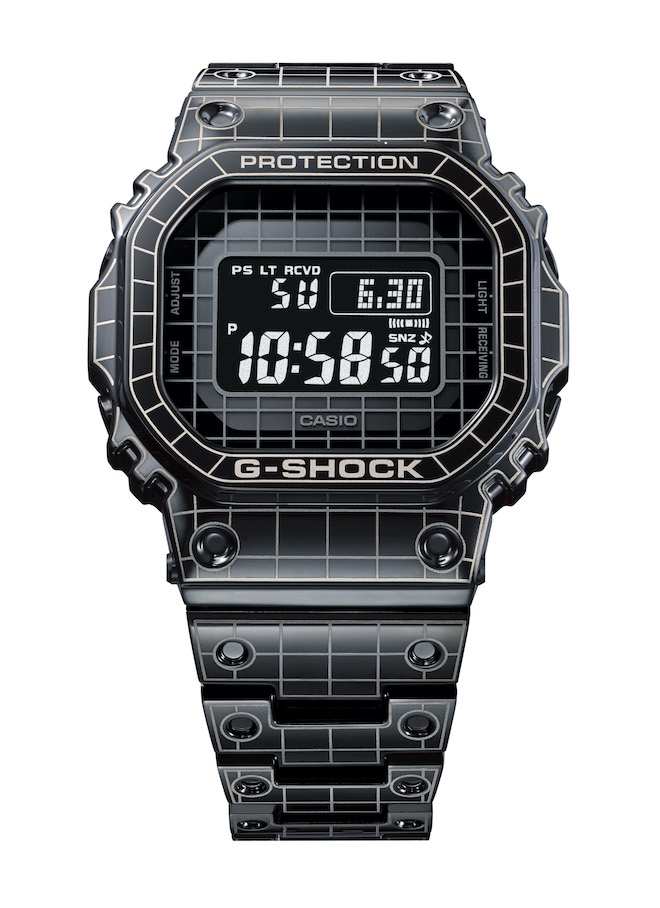 The new metal G-Shock Grid GMW-B5000CS is anachronistically modern